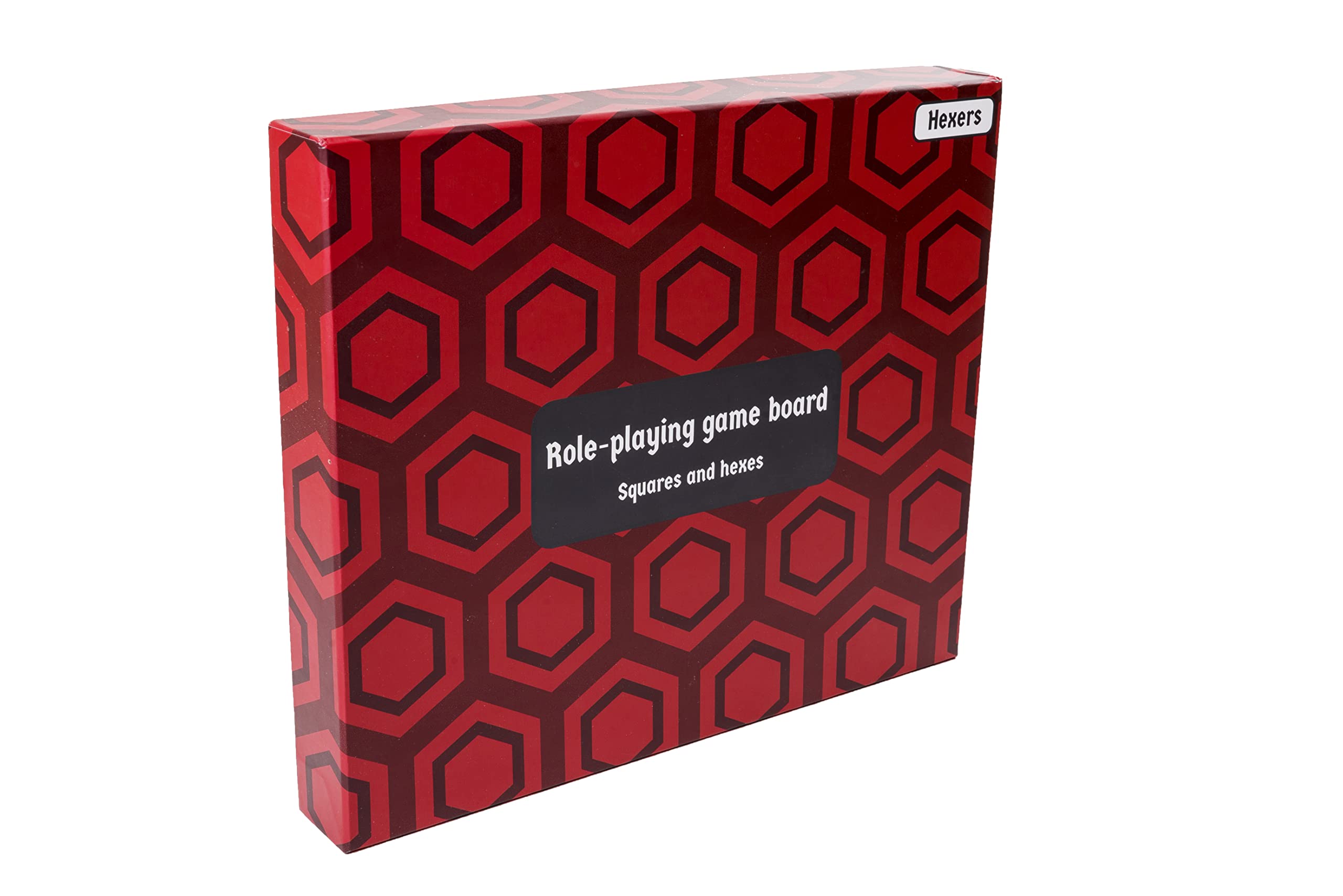 The Authentic Role-Playing Game Board by Hexers, Mat Alternative, Compatible with Dungeons and Dragons D&D DND Pathfinder RPG, 27x23 inches, 1 inch Square and Hexes Battle Grid, Foldable & Dry Erase