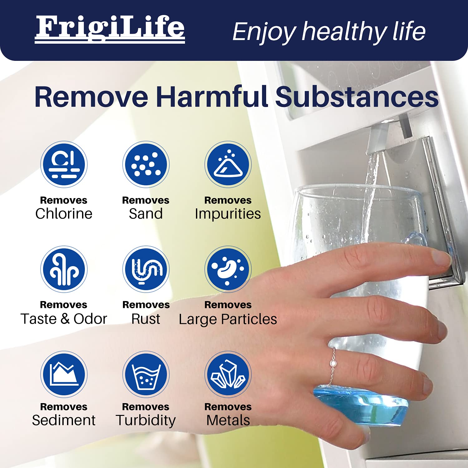 FRIGILIFE RWF0600A Replacement for GE MWFP, MWFA, MWFAP, MWFINT, GWF, GWFA, HWF, HWFA, HDX FMG-1, Smartwater, WFC1201, GSE25GSHECSS, 197D6321P006 (4 Pack)