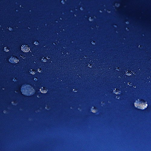 MSC Heavy Duty 600D Marine Grade Polyester Canvas Trailerable Waterproof Boat Cover,Fits V-Hull,Tri-Hull, Runabout Boat Cover (Model D - Length:17'-19' Beam Width: up to 96", Pacific Blue)