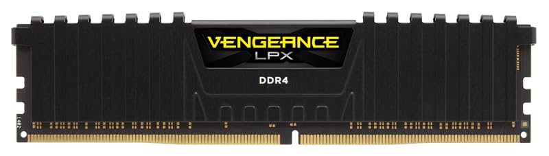 Corsair CMK32GX4M4B3600C18 Vengeance LPX 32GB DDR4 DRAM 3600MHz C18 Kit, Black