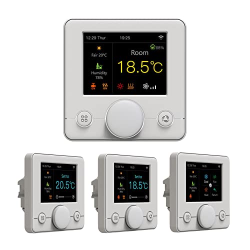 LNYHLXS Smart Thermostat Intelligent Floor Heating &Fan Coil Unit Thermostat Indoor Constant Temperature Controller(C)