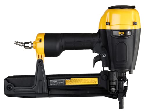 HBT HBN851P 16GA Pneumatic Construction Stapler, 7/16-Inch Medium Crown Stapler Accepts 3/4" to 2" Staples