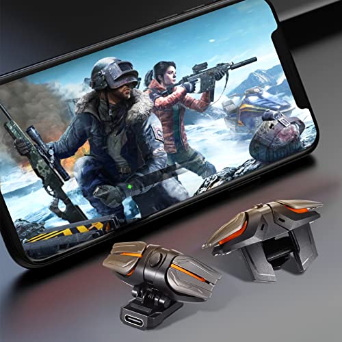 Mikikit Telefono Teléfono Telephones Mobile Controller,Mobile Game Controller, Cellphone Game Trigger Gloves Game Triggers Controllers with Cable s Mobile Game Controller Telefonos