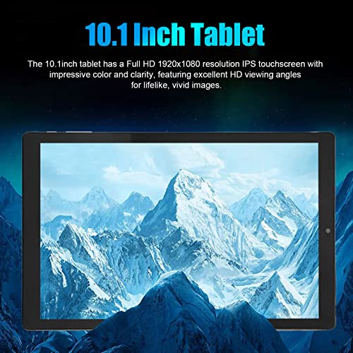 HD Tablet, Octa Core Orange Front 5MP Rear 13MP 2.4G 5G WiFi 10.1 Inch Tablet 100-240V 1920x1080 IPS for Play Games for 11.0 (US Plug)