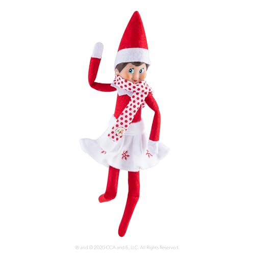 The Elf on the Shelf Claus Couture Collection Snowflake Skirt & Scarf- Scout Elf Not Included