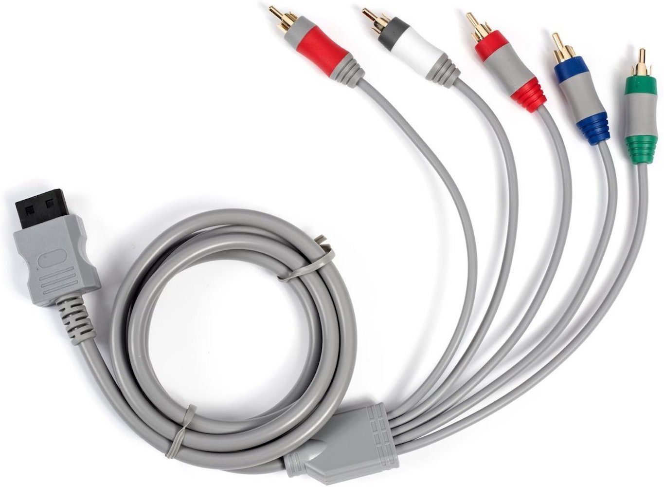 Component HD AV Cable to HDTV-EDTV (High Definition 480p) Compatible with Nintendo Wii and Wii U 6 Feet