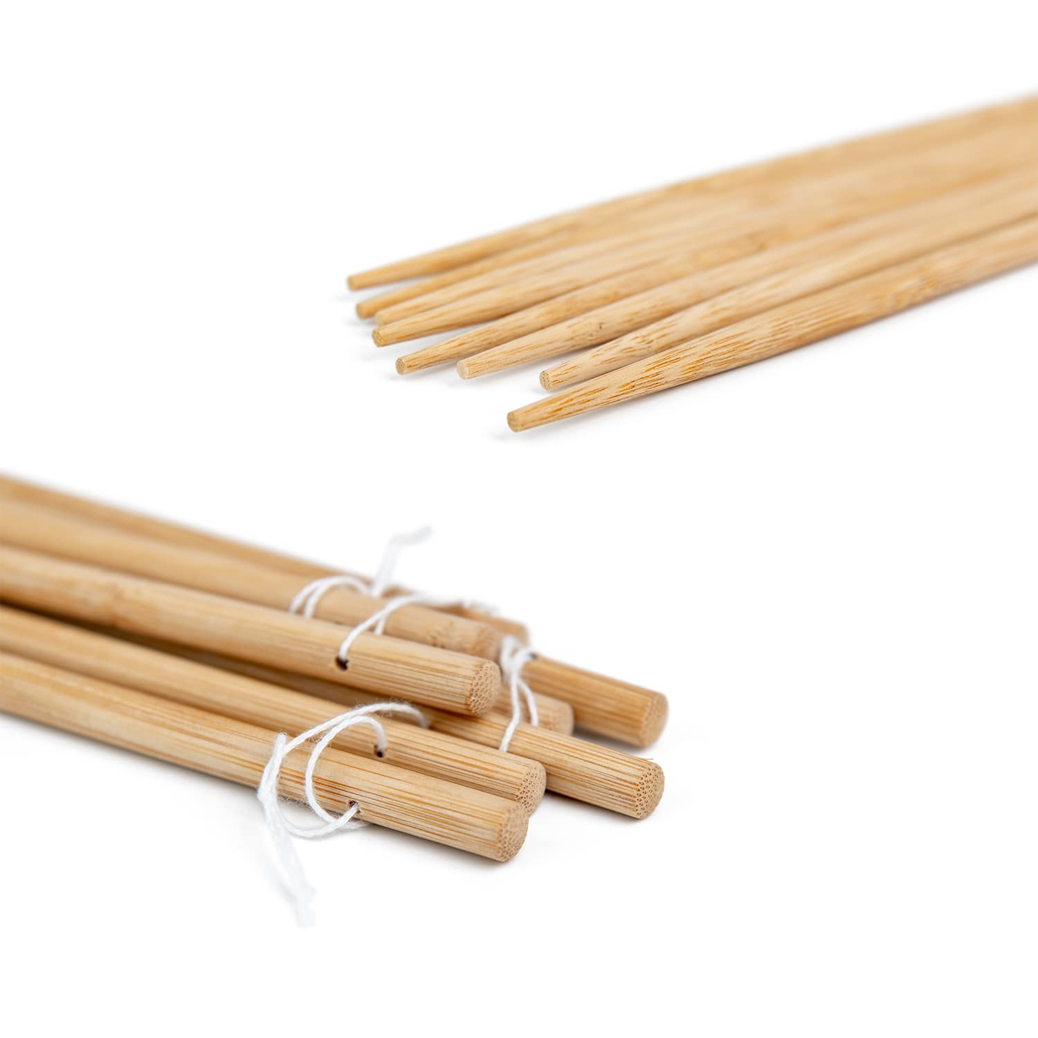 Naturoom 17 Inches Cooking Chopsticks, Set of 4 Pairs, Extra Long Bamboo Serving Chopsticks, Frying chopsticks, Hot Pot Chopsticks, Brown