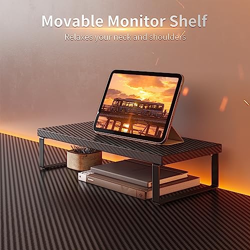 CubiCubi L Shaped Desk Computer Corner Desk, Home Office Gaming Table, Sturdy Writing Workstation with Small Table, Space-Saving, Easy to Assemble