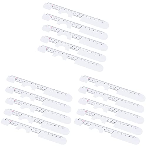 Healvian PD Ruler Pupillary Distance Ruler Eye Ophthalmic Tool Straight PD Ruler Optical Vernier Pupillary Ruler 30 Pcs