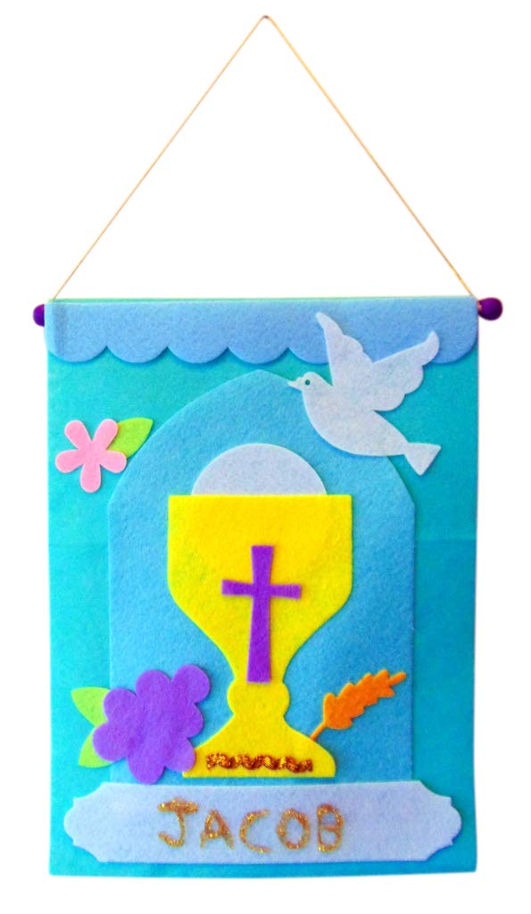 Westmon Works First Communion Banner Kit for Boys and Girls Arts and Craft Decoration Set