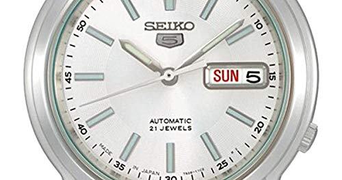Seiko Automatic White Dial Stainless Steel Men's Watch SNKL75