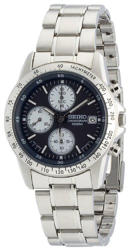 Seiko import SND365PC dark blue mens SEIKO watch imports overseas models