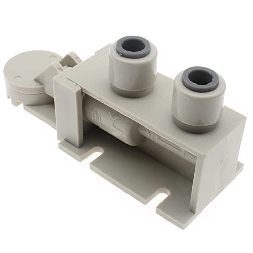 FDXGYH Leak Protection Valve with 1/4” Quick Connect Leak Detector and Shut-Off Valve for Reverse Osmosis and Under Sink Water Filtration System