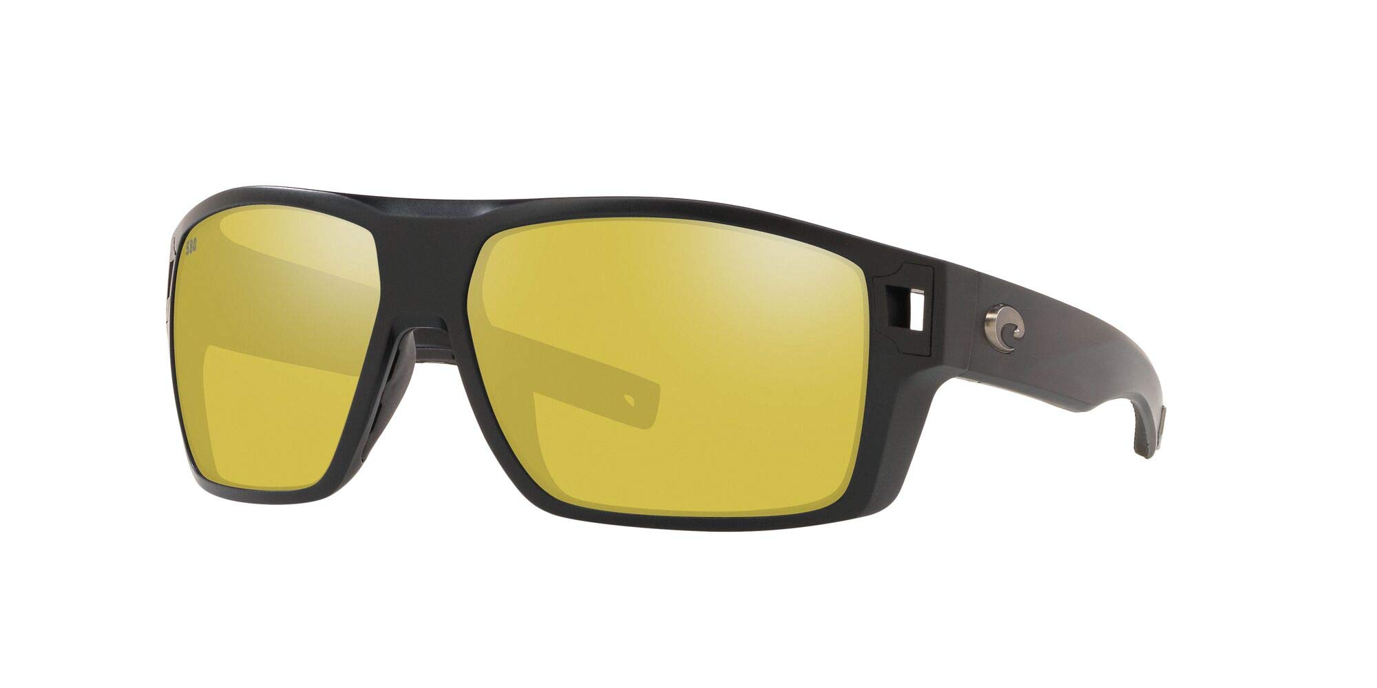 Costa Del Mar Diego Sunglasses, Matte Black/Grey Polarized, 62mm
