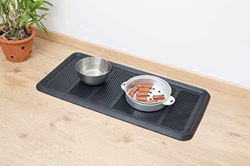 Iron Gate - Heavy Duty Big Foot Boot Tray Door Mat 16x32 - Indoor or Outdoor Use - Multi Purpose - 100% Rubber Construction - Entryway, Garage, Pets, Painting Projects, Clean Ups