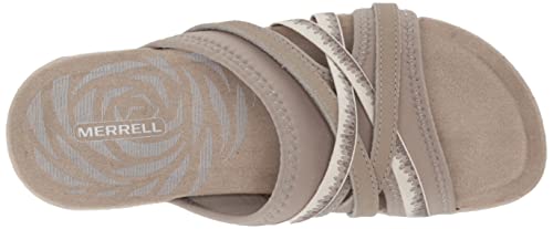 Merrell womens Terran 3 Cush Slide Sandal, Moon, 9 US