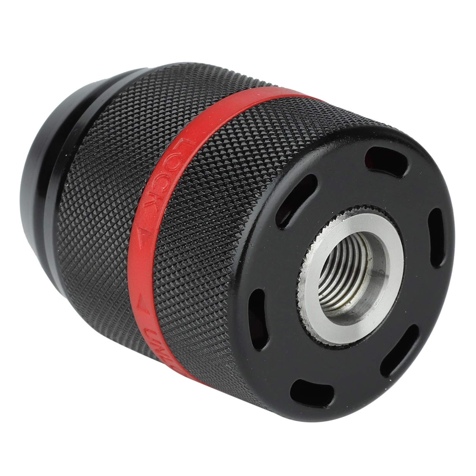 Fafeicy 1 PCS Keyless Hand Drill Chuck, 1/2-20UNF Mount 2~13mm Self-tighten Drill Chuck Fit for Multiple Purposes