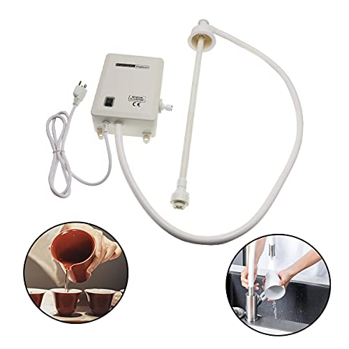 FlowFluid Bottled Adjustable Drinking Water Pump System Single-Tube Power 25W, Bottled Water Dispensing 2L Flow Electric Water Pump for 5 Gallon Bottle Water for Coffee,Refrigerators,Ice Maker,Faucet