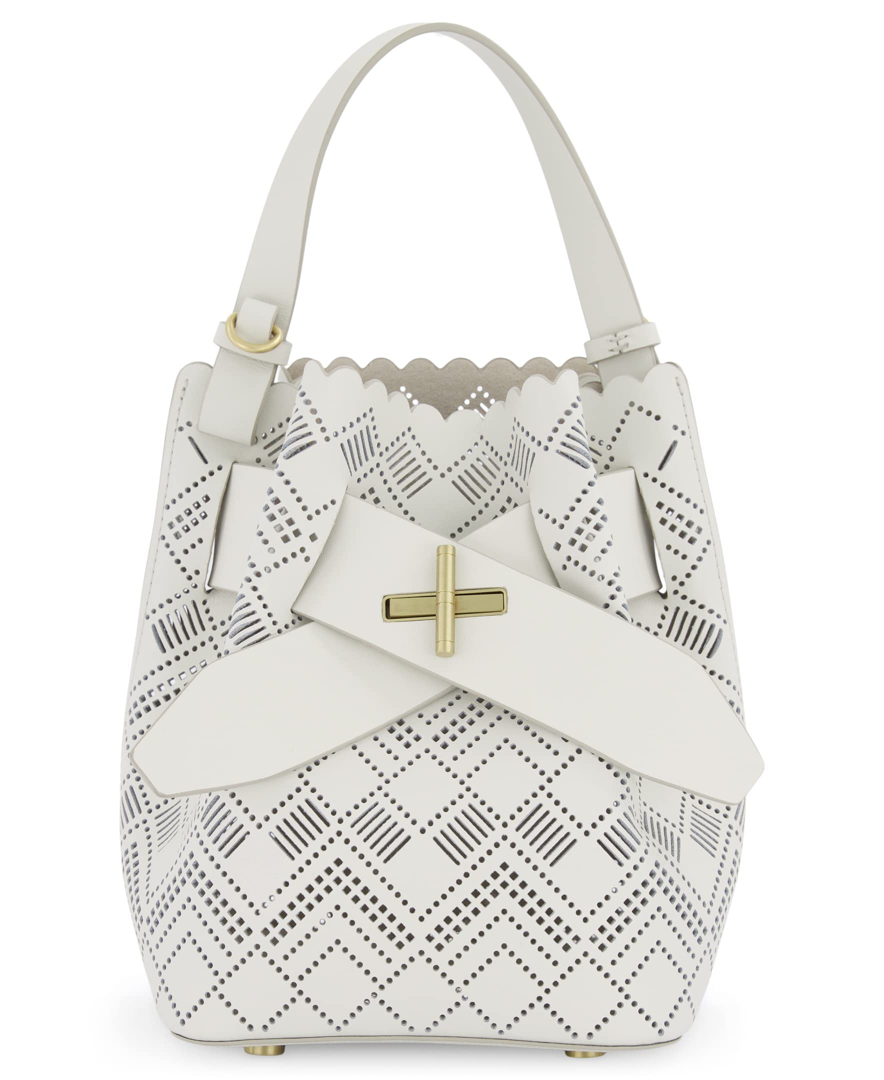 ZAC Zac Posen Brigette Belted Bucket, Dove