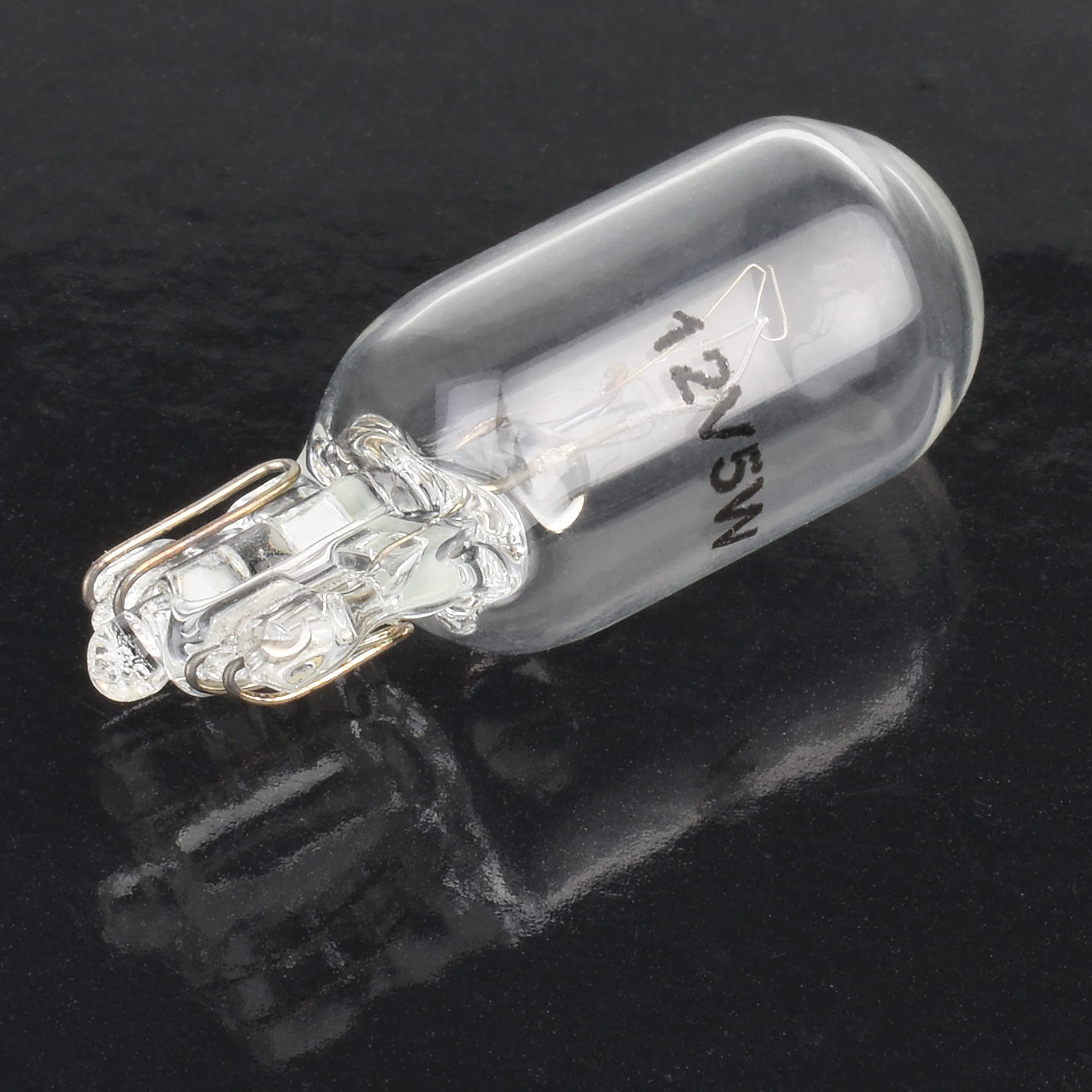 Diximus Landscape Light Bulbs 5W - Krypton 12V T3-1/4 Small Light Bulb Low Voltage Wedge Base Bulbs W5W for Landscape, RV and Cabinet Lighting T10 Clear Bulbs - 10 Pack