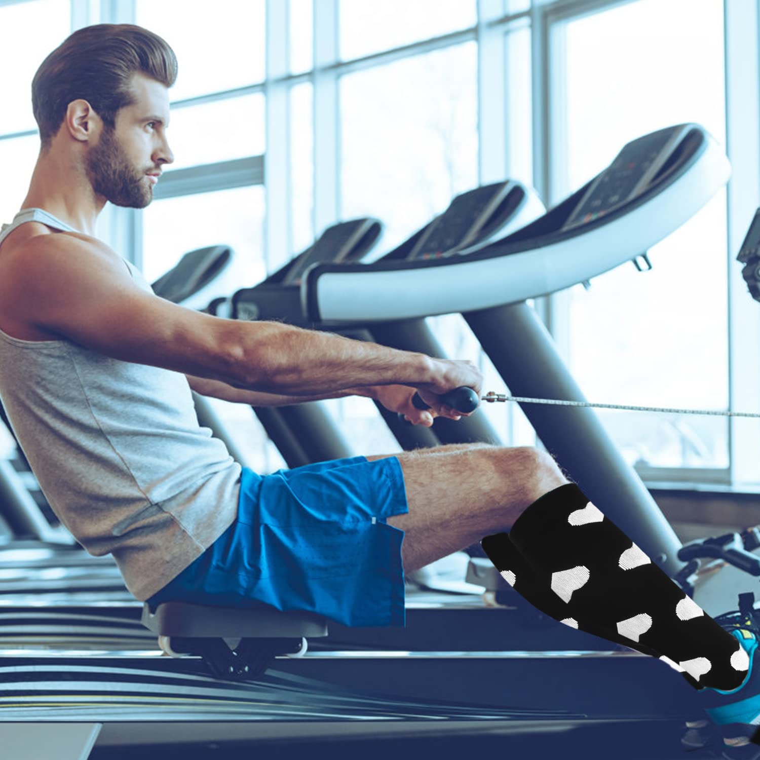 FuelMeFoot Compression Socks Women & Men Circulation - Best for Running, Nurse, Hiking, Pregnancy,Sports,Travel