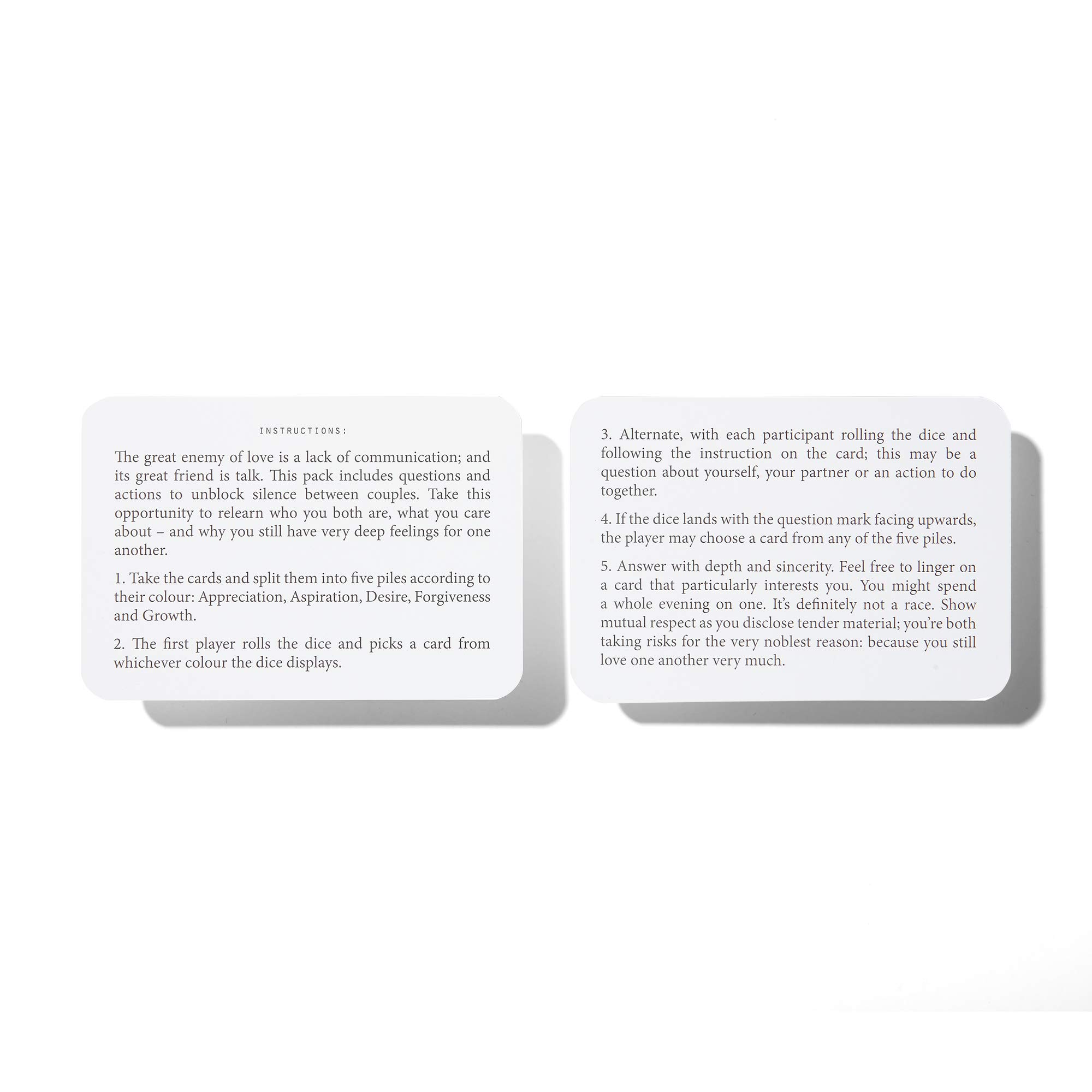 The School Of Life - Connect Game - Remember Why You Matter to One Another - Couple Conversation Cards