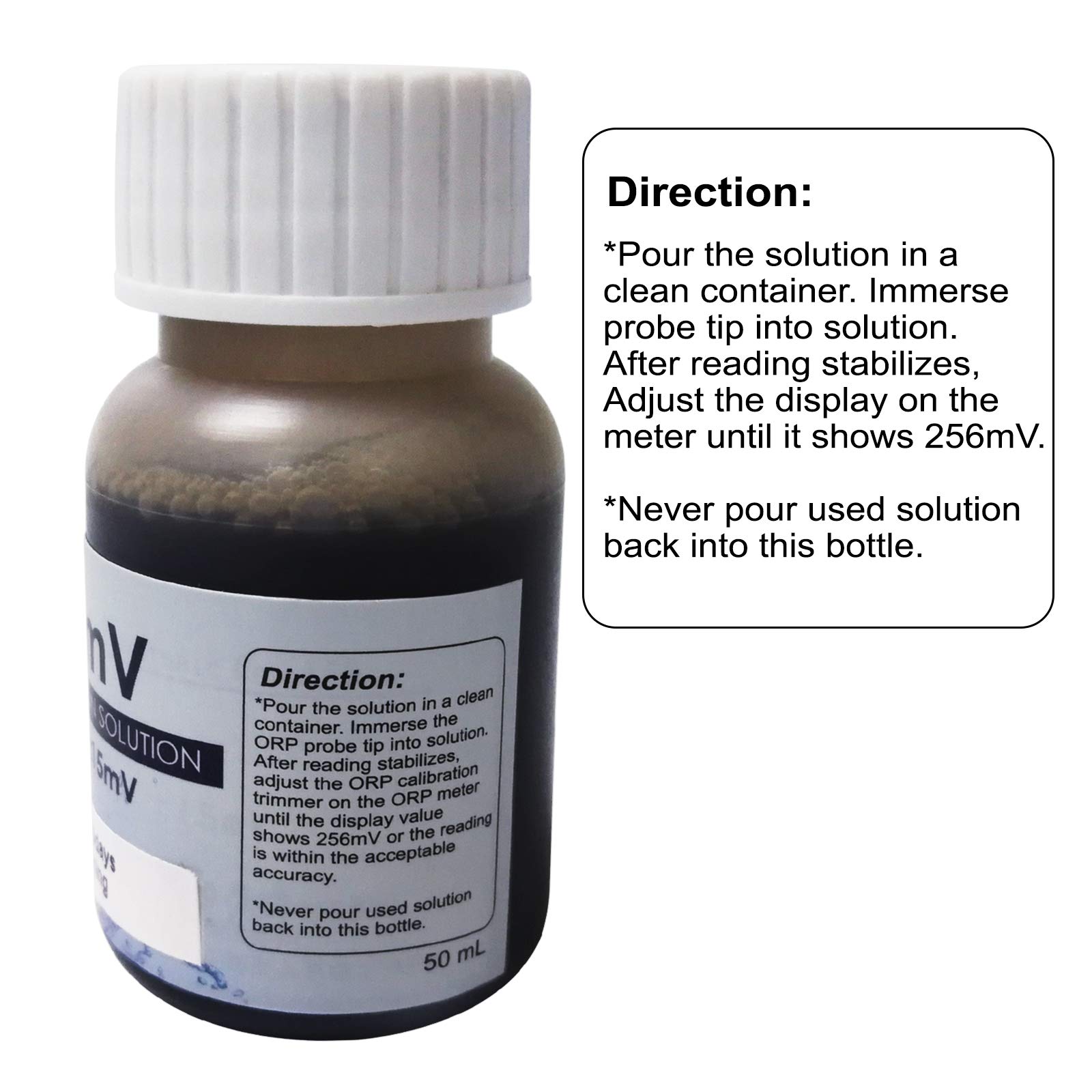 ORP Oxidation-Reduction Potential REDOX 256mV Calibration Solution 50ml