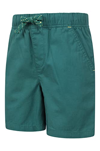 Mountain Warehouse Waterfall Girls Shorts - Durable Kids Hot Pants Green 9-10 Years