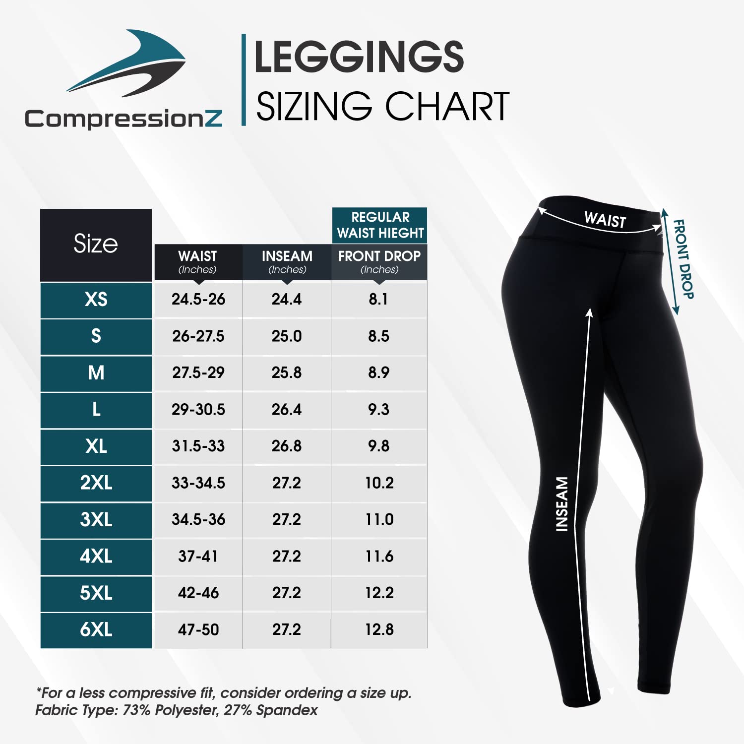 Compression Leggings for Women, Tummy Control Workout Gym Running Yoga Pants Black