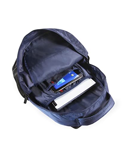 Nautica Sail Laptop Backpack, Navy/Yellow, One Size