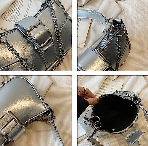 Denim Hobo Bag for Women Canvas Shoulder Crossbody Bags Y2K Small Clutch Totes Handbag Evening Armpit Top Handle Purse 2023