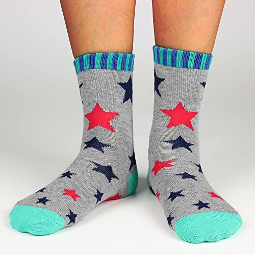 COTTON DAY Kids Boys Ankle Low Cut Athletic Cushion Sole Socks Fun Colorful Design 8-10 years (Camouflague Size 10)