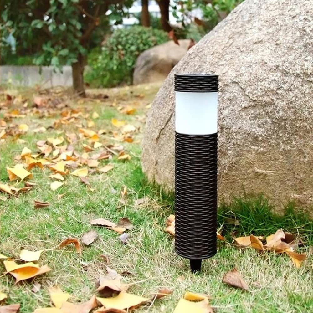 ZHUANYIYI 2 Pieces, Solar Outdoor Flame Landscape Lights, Garden Ground Plug Lawn Waterproof Lighting, Home Garden Pavement Decoration Night Light