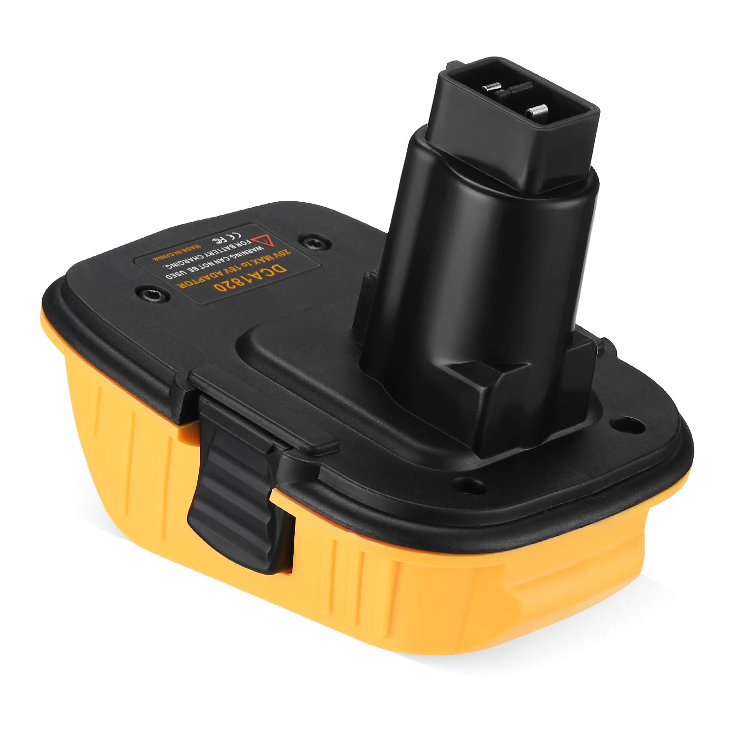 Dutyone 20V Battery Adapter DCA1820 for Dewalt 18V Tools Convert 20Volt Lithium On Battery DCB204 DCB205 for 18V NiCad and NiMh Battery Tools
