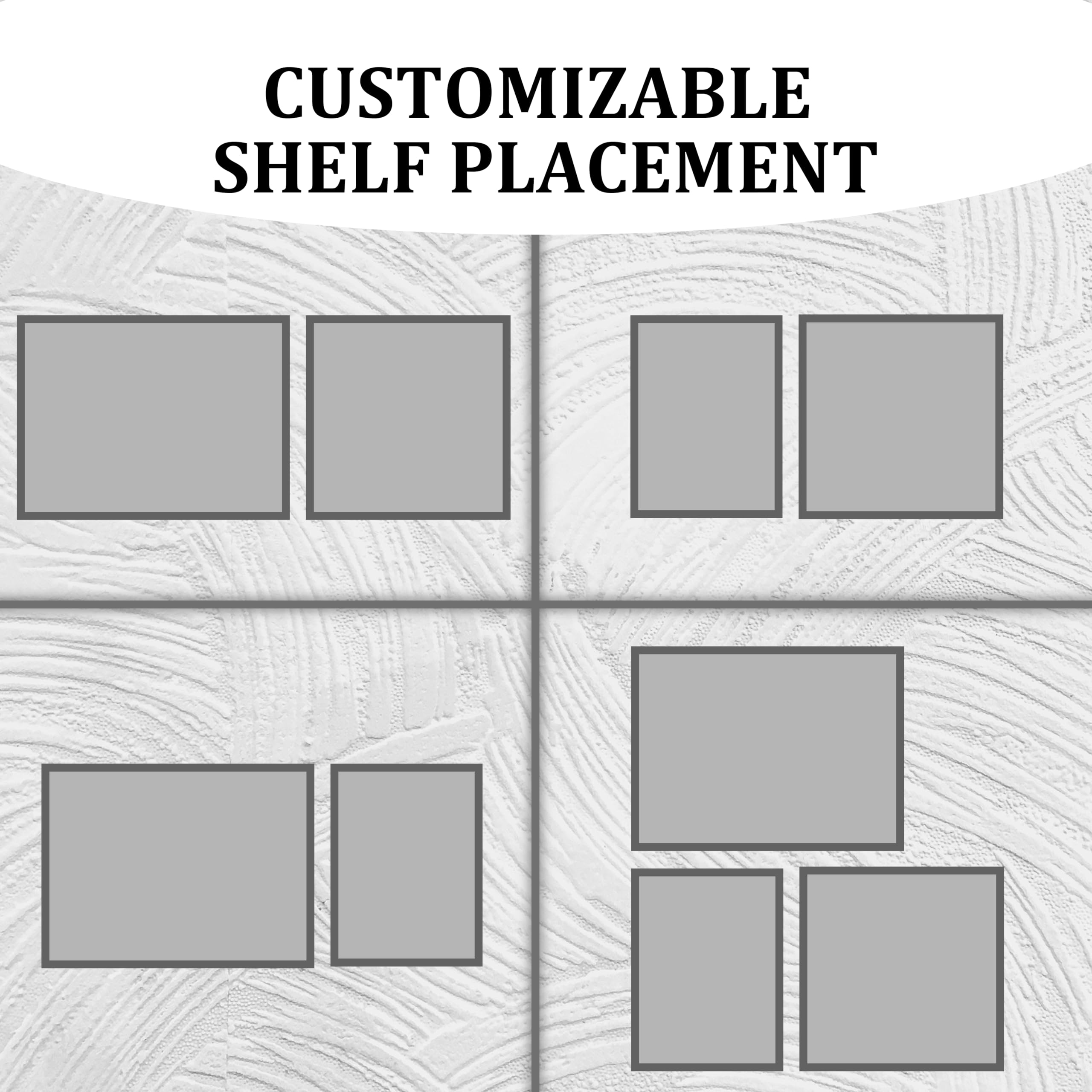 LOWIXI Recessed Shelves Niche 12" X 12",Shower Niche No Tile Needed, Bathroom Niche Recessed Shower Shelf Backsplash with Glass,Black