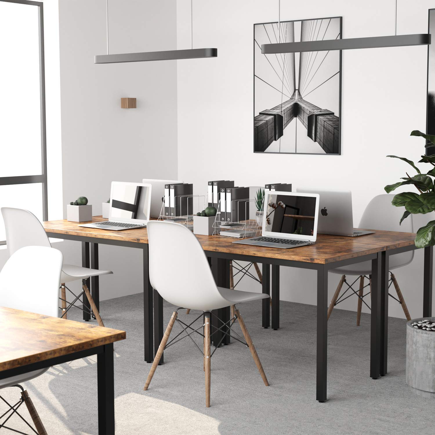 Computer Desk, Office Desk, Industrial Style