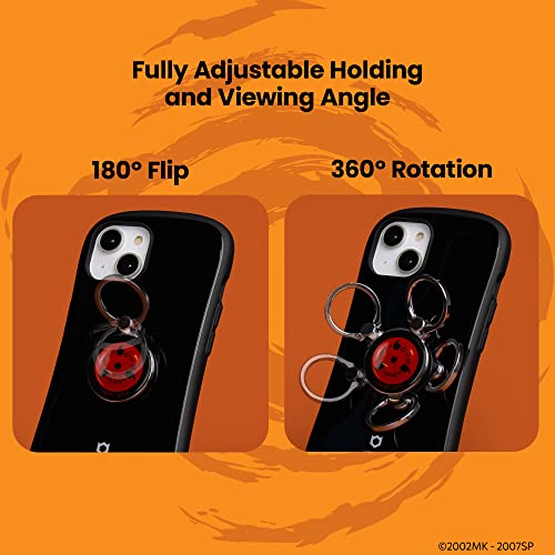 iFace Naruto Shippuden Anime Licensed Universal Smartphone Ring Holder Kickstand Accessory β Stick On Phone Stand/Hand Gripper Compatible with iPhone, Samsung Galaxy, etc. - Sharingan Symbol