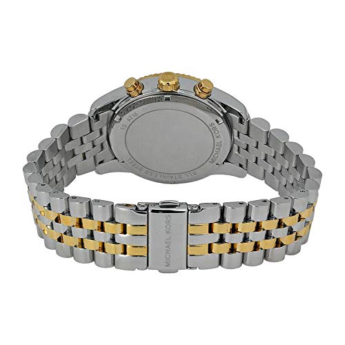 Michael Kors Women's Two Tone Lexington Watch, Silver/Gold, One Size