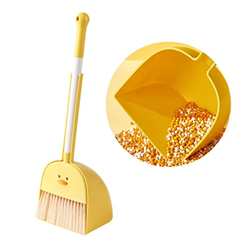 Kids Mini Broom Dustpan Set Cartoon Shape Children Cleaning Tool Home Baby Learn Sweeping Toys