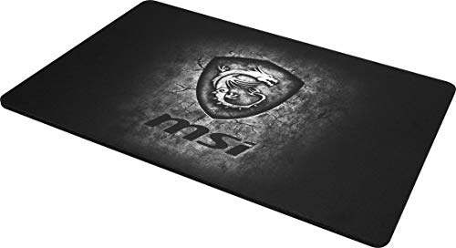 MSI Agility GD20 Premium Gaming Mouse Pad, Standard Medium Size,Ultra Smooth Micro-Tex Textile Surface,Anti-Slip Natural Rubber Base,Extra Thick,Perfect for Laser and Optical Mice,12.5β X 8.7β X 0.2β