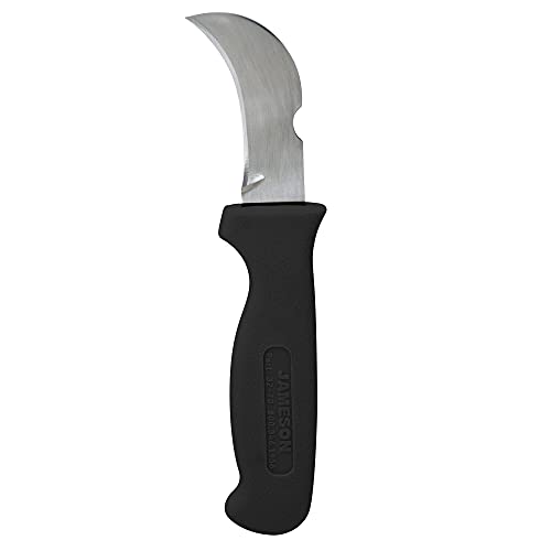 Jameson 32-70-C Hawkbill Cable Splicer Skinning Knife with Charcoal Handle