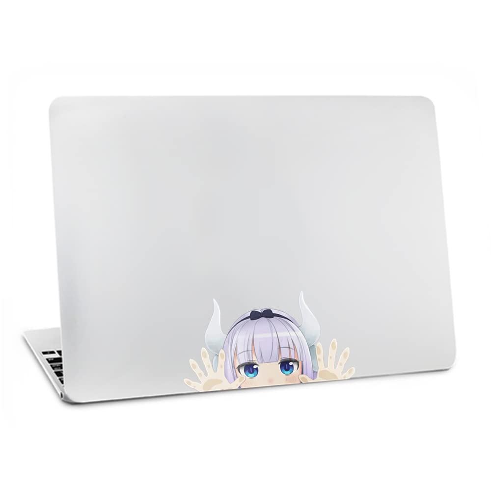 Cwymxly Miss Kobayashi Dragon Maid Kanna Kamui Peek Anime Vinyl Car Sticker Window Decal