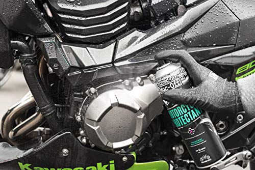 Muc Off Motorcycle Care Duo Kit - Motorcycle Cleaning Kit, Motorcycle Detailing Kit - Includes Motorcycle Cleaner and Protection Spray