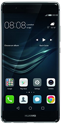 Huawei P9 EVA-L09 32GB Single-SIM Android Smartphone - (GSM Only, No CDMA) Factory Unlocked - International Version with No Warranty (Titanium Grey)