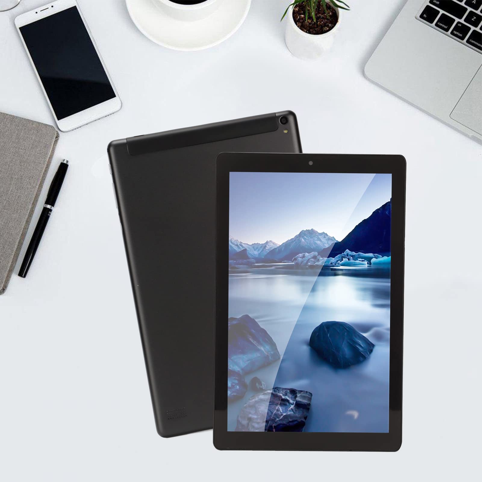 GOWENIC 10.1in Tablet for 11, 5G Dual Band WiFi Talkable Tablet 6GB RAM 128GB RAM, Front 5MP and Rear 13MP MT6592 8 Core 2.5GHZ 8800mAh (EU)