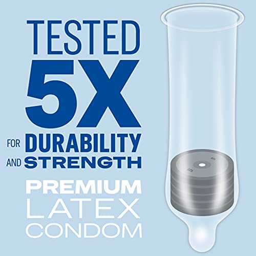 Durex Invisible Condoms, Ultra Thin, Ultra Sensitive Natural Rubber Latex Condoms for Men, FSA and HSA Eligible, 16 Count (Packaging May Vary)