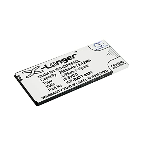 New 2400mAh Replacement Battery Compatible with 8800 P/N: 74-102376-01, CP-BATT-8821, GP-S10-374192-010H