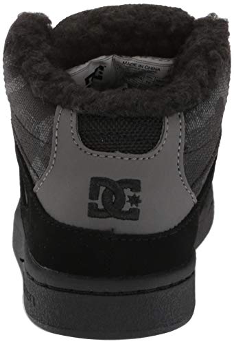 DC boys Pure High-top Wnt Skate Shoe, Black Camouflage, 12.5 Little Kid US