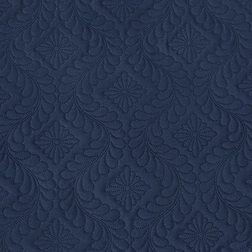 MYCRAFT Queen Quilt Bedding Set 3 Piece Lightweight Soft Coverlet - Bedspread Set for All Seasons(1 Quilt,2 Pillow Shams)