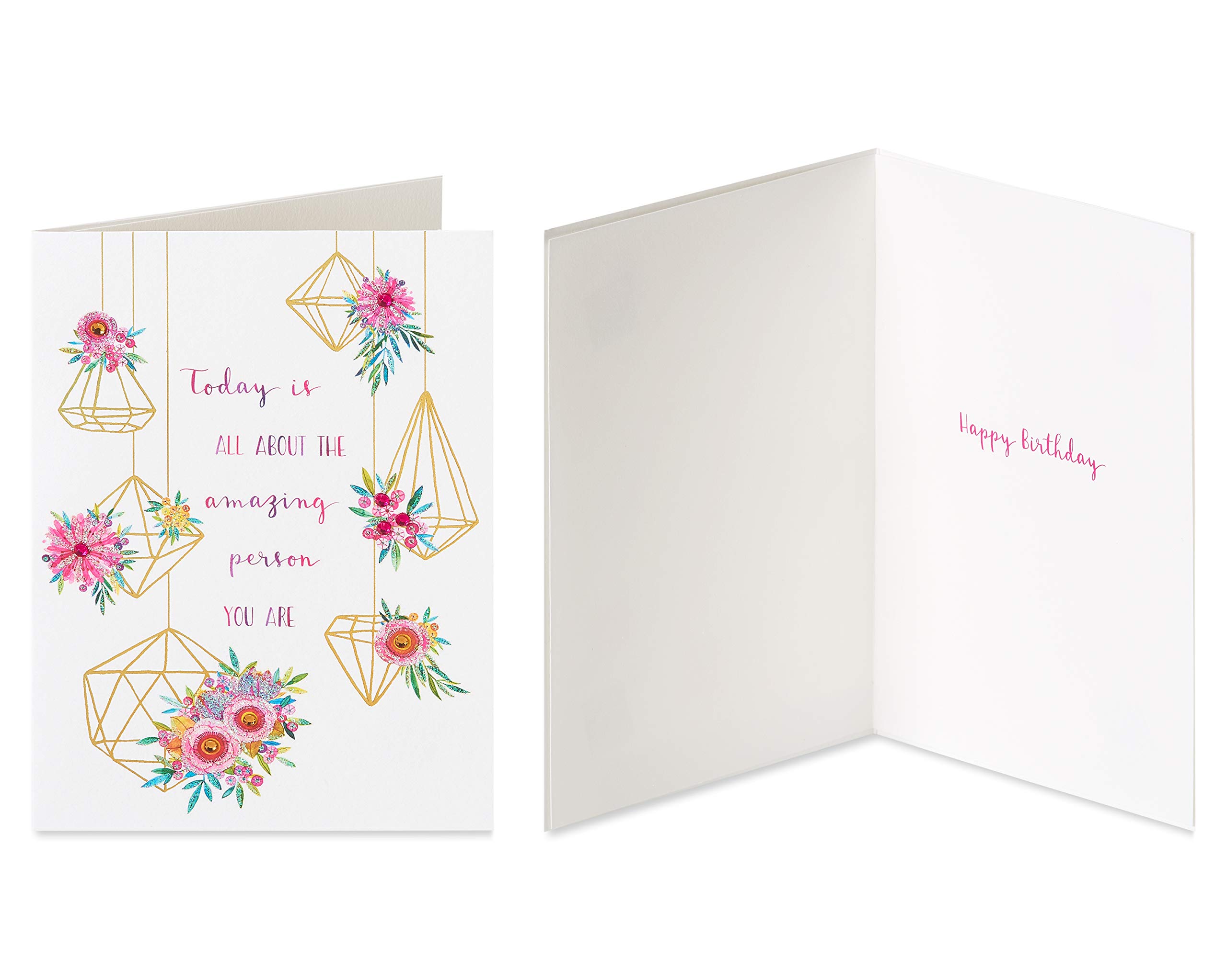 Papyrus Birthday Cards for Her, Shoes and Terrarium (2-Count)